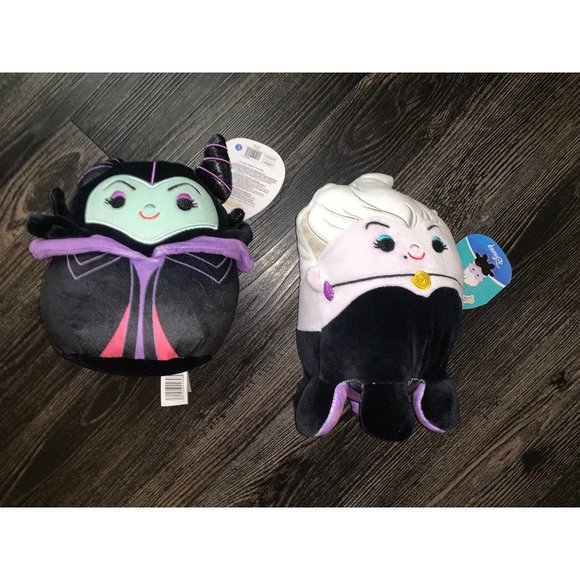 Squishmallows | Toys | Nwt 2 Disney Evil Queens Ursula And Maleficent ...